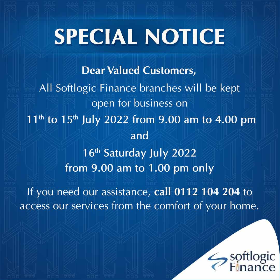 Contact Us - Softlogic Finance